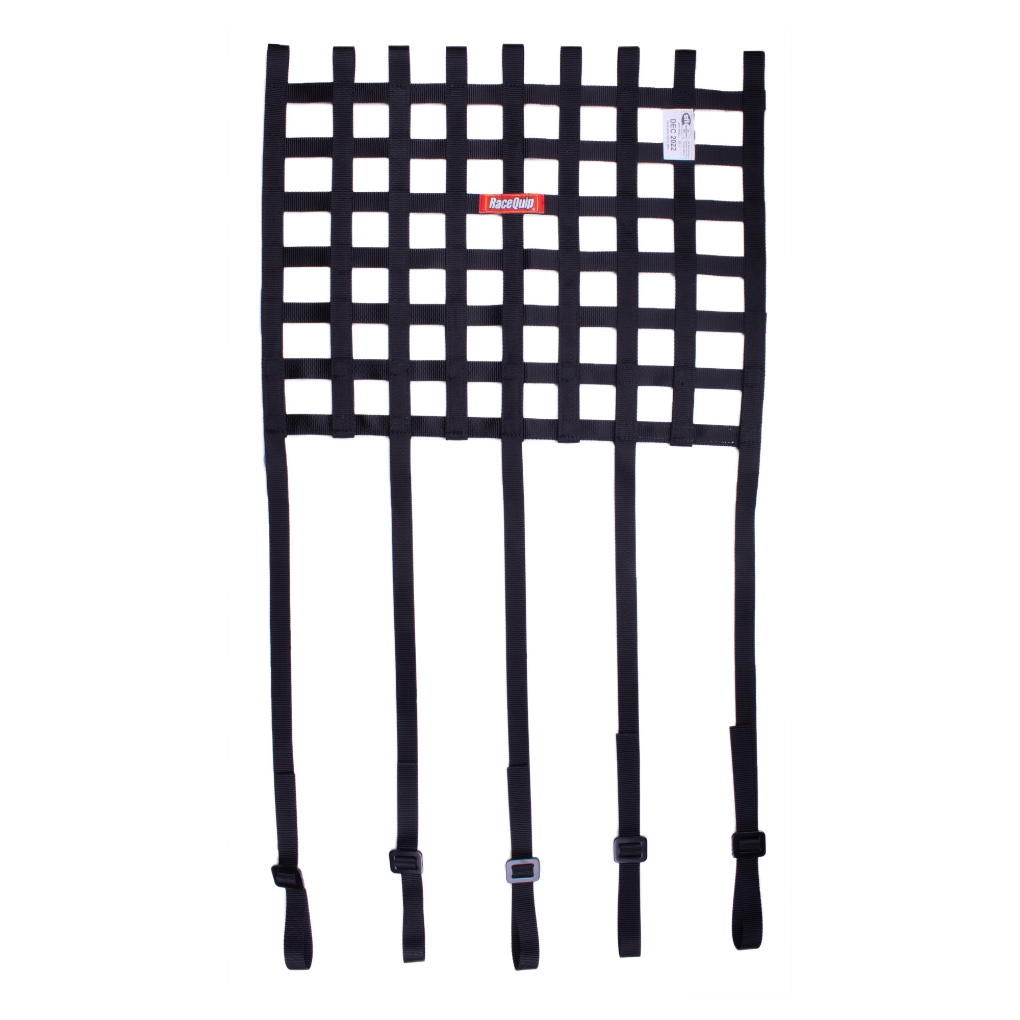 RaceQuip Ribbon Style Race Car Window Net with 1" Mounting Straps ...