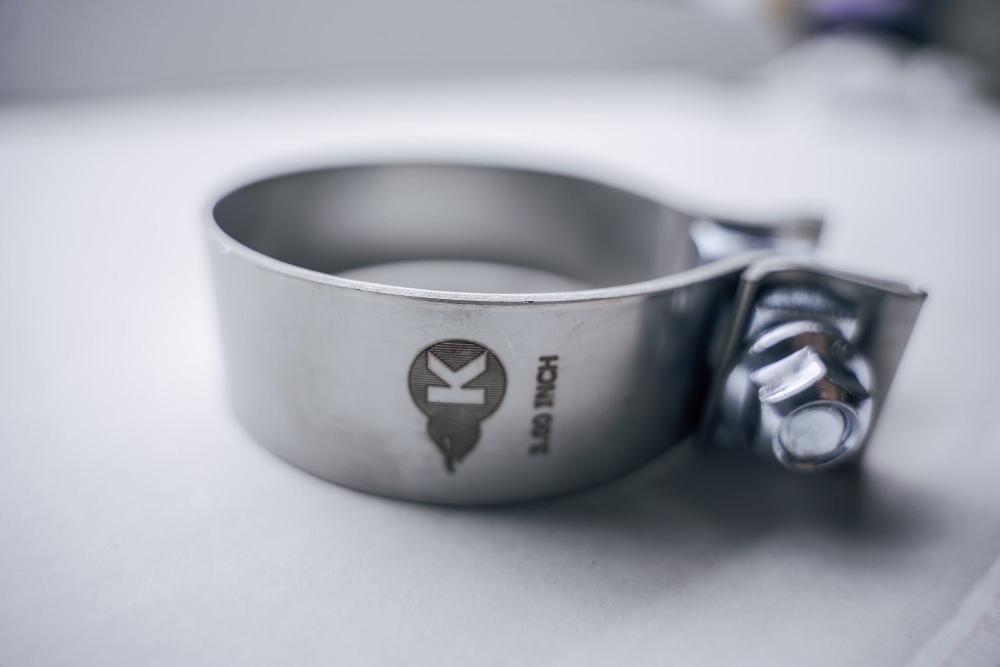 3" Stainless Band Clamp - 3" Stainless Steel Band Clamp for Notched Sl ...