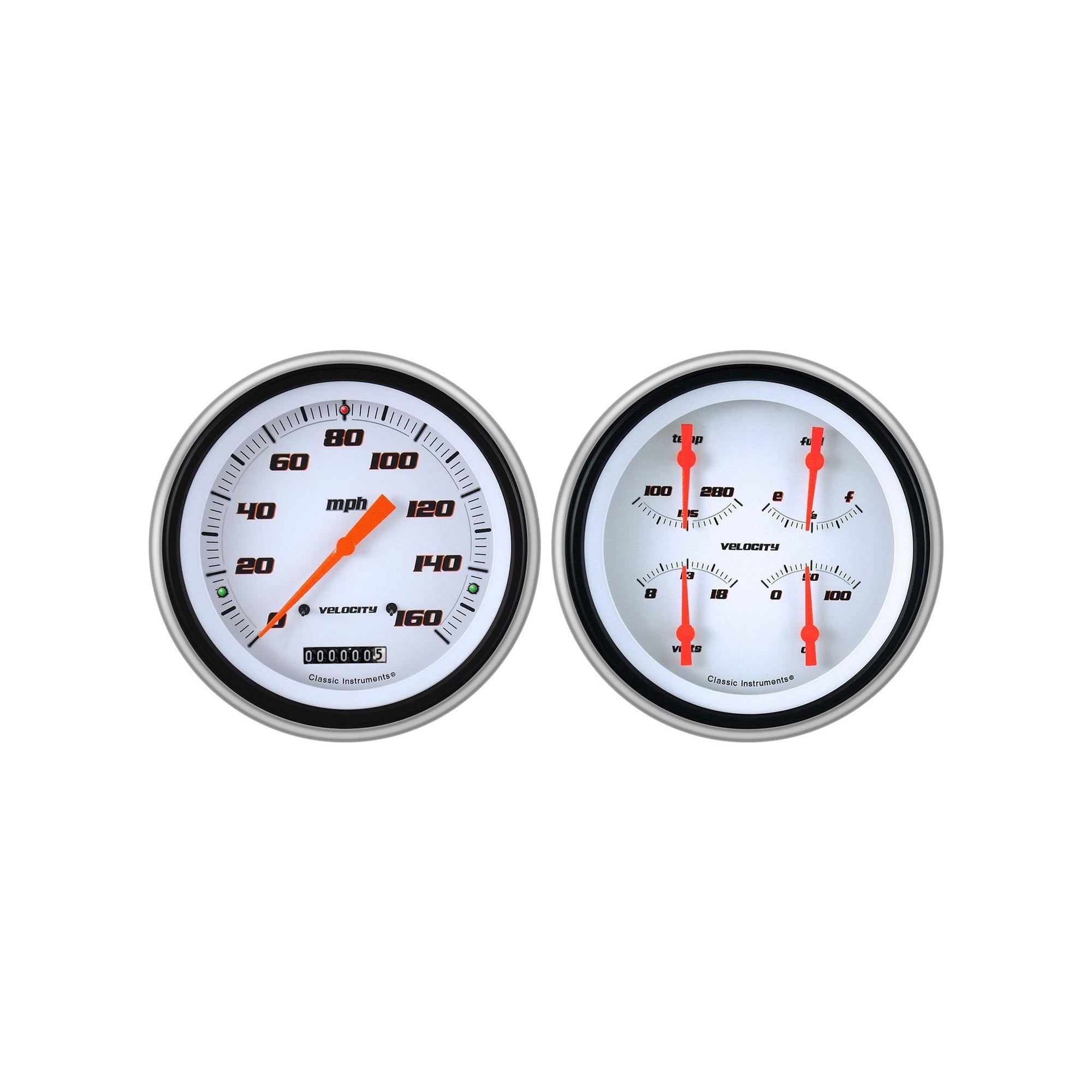 Classic Instruments Velocity White 1951-52 Chevy Car Package – Billys ...